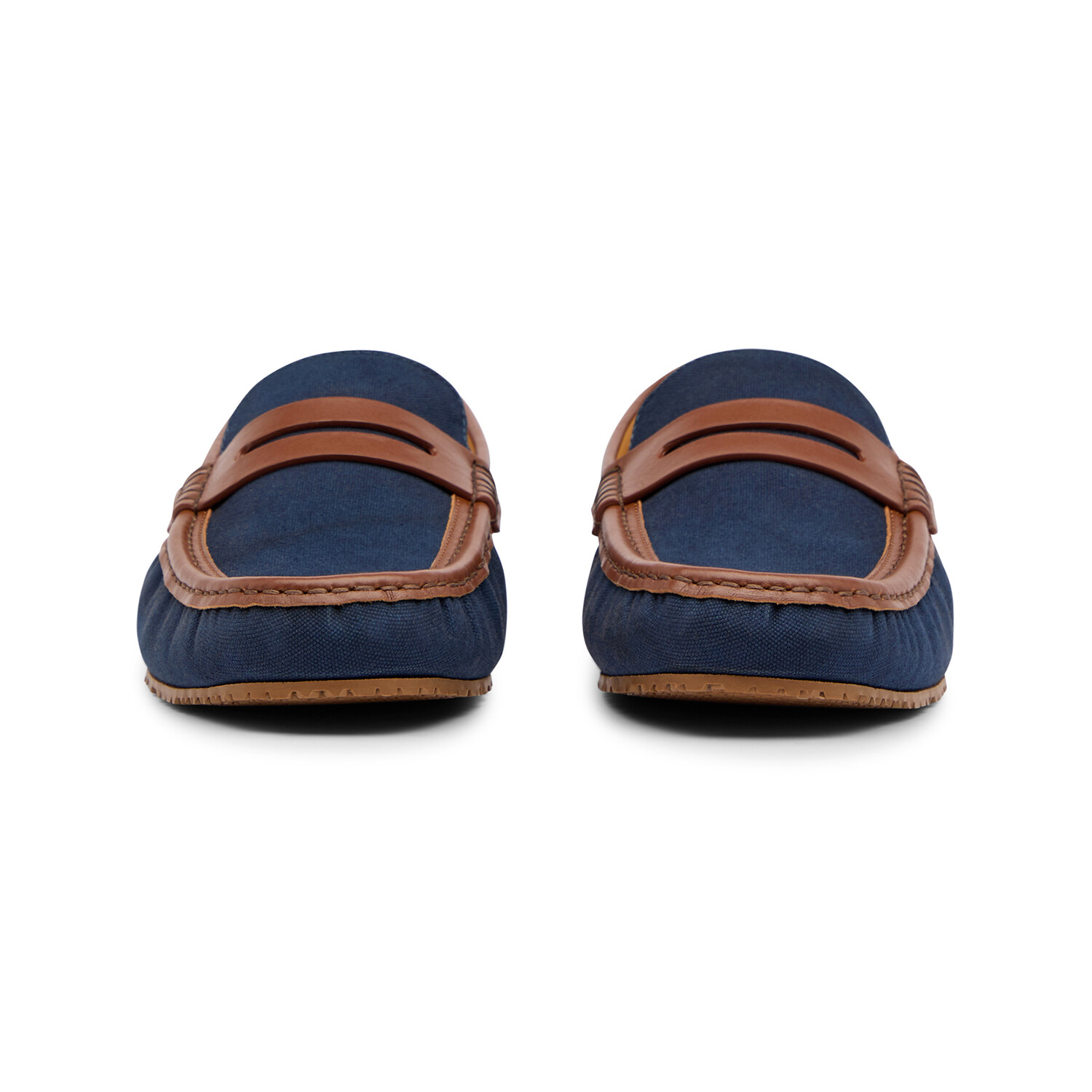 TRANSPORTER® Men's Hybrid Driving Slipper // Navy + Tan (US Men's Size ...