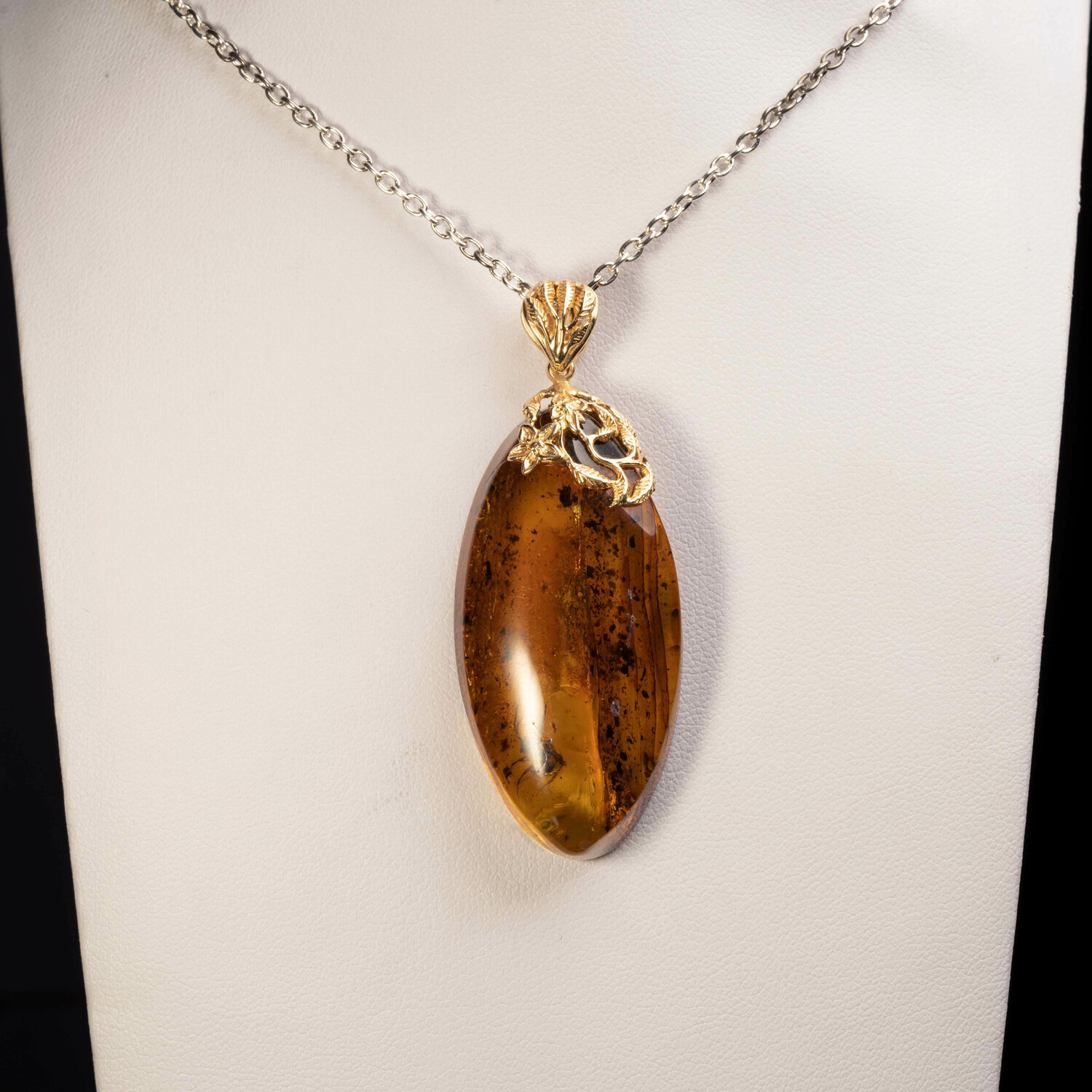 Baltic Amber with Insects Pendant // 9 Grams - Astro West - Touch of Modern