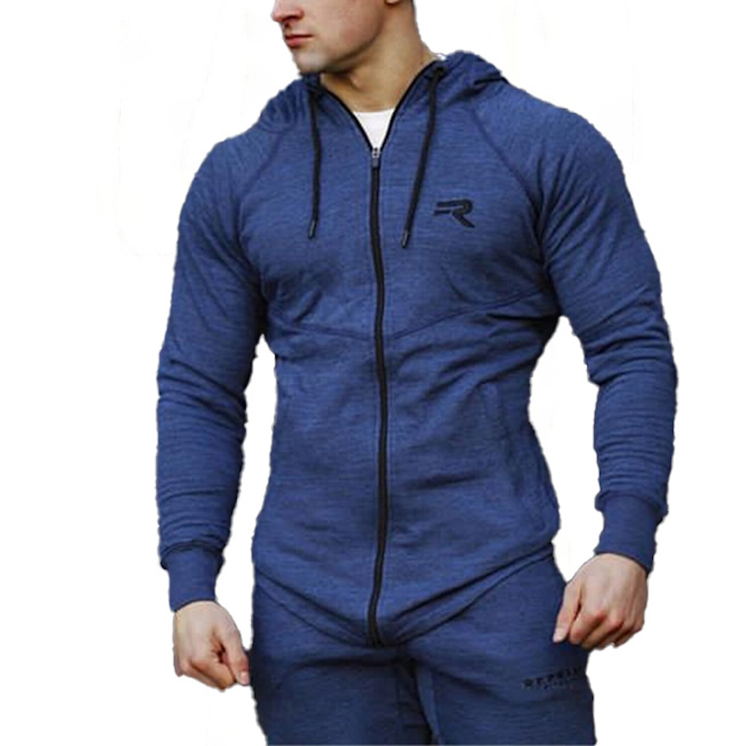 Fitted Tracksuit // Blue (M) - Celino Workout Wear - Touch of Modern