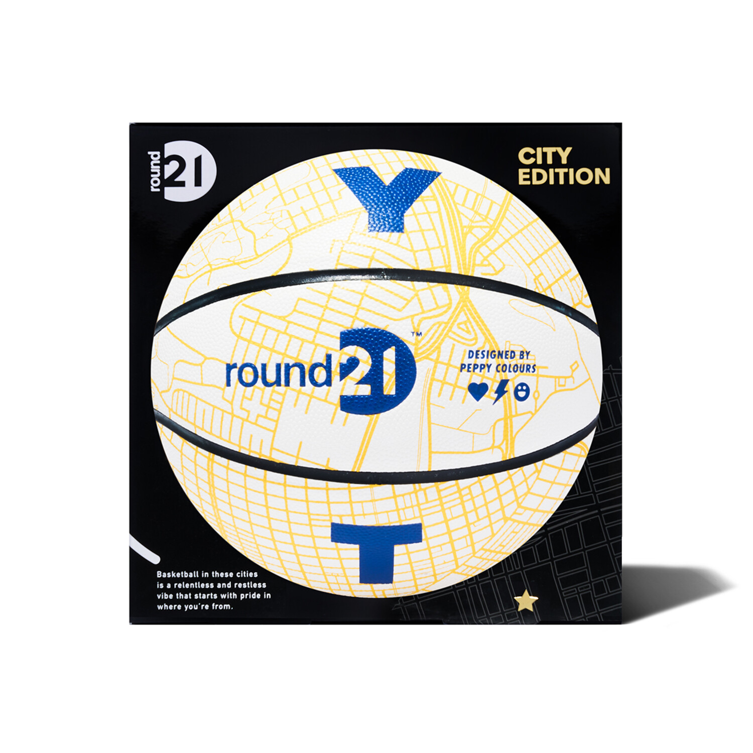 The Bay Edition Basketball - round21 x Peppy Colours - Touch of Modern