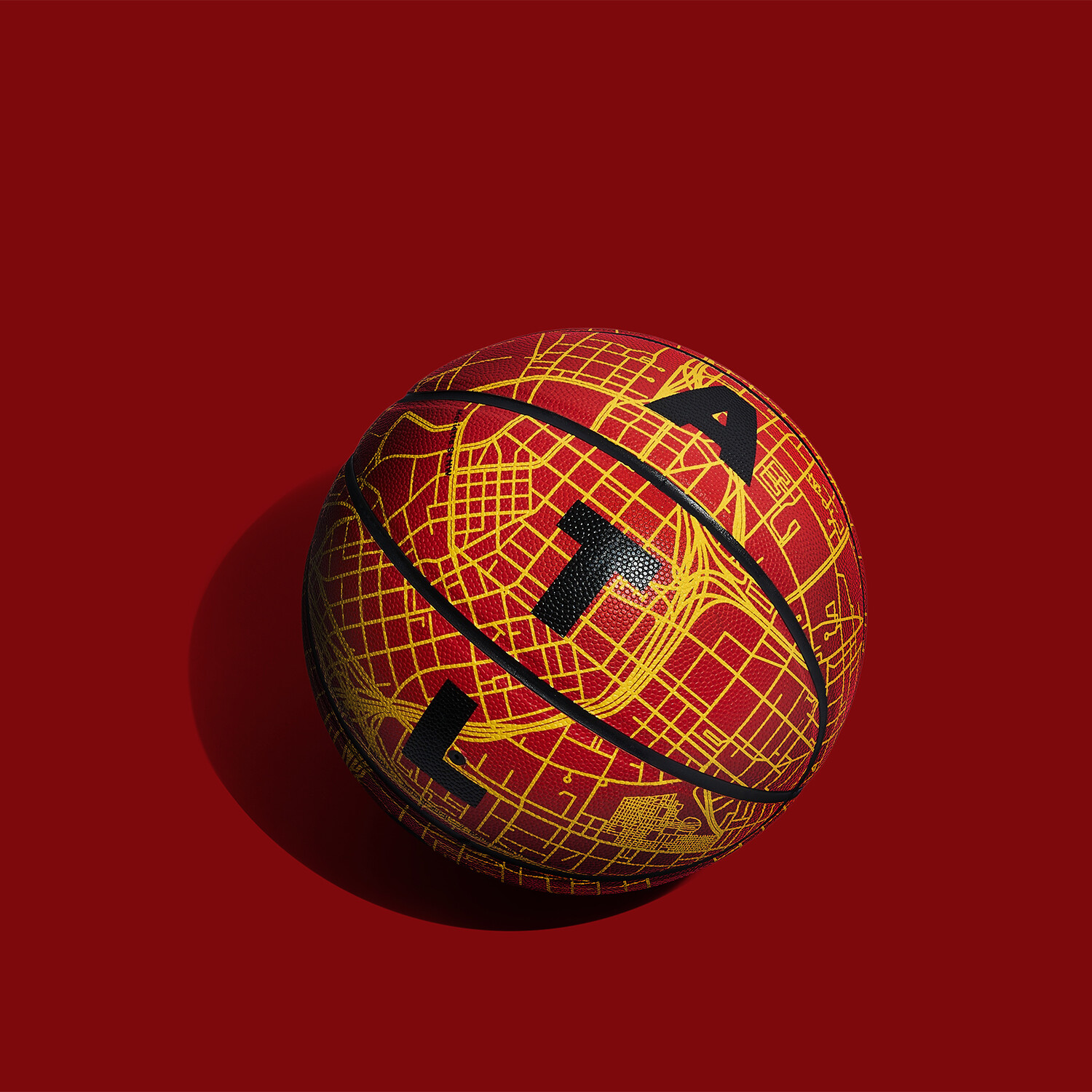 Atlanta Edition Basketball - round21 x Peppy Colours - Touch of Modern