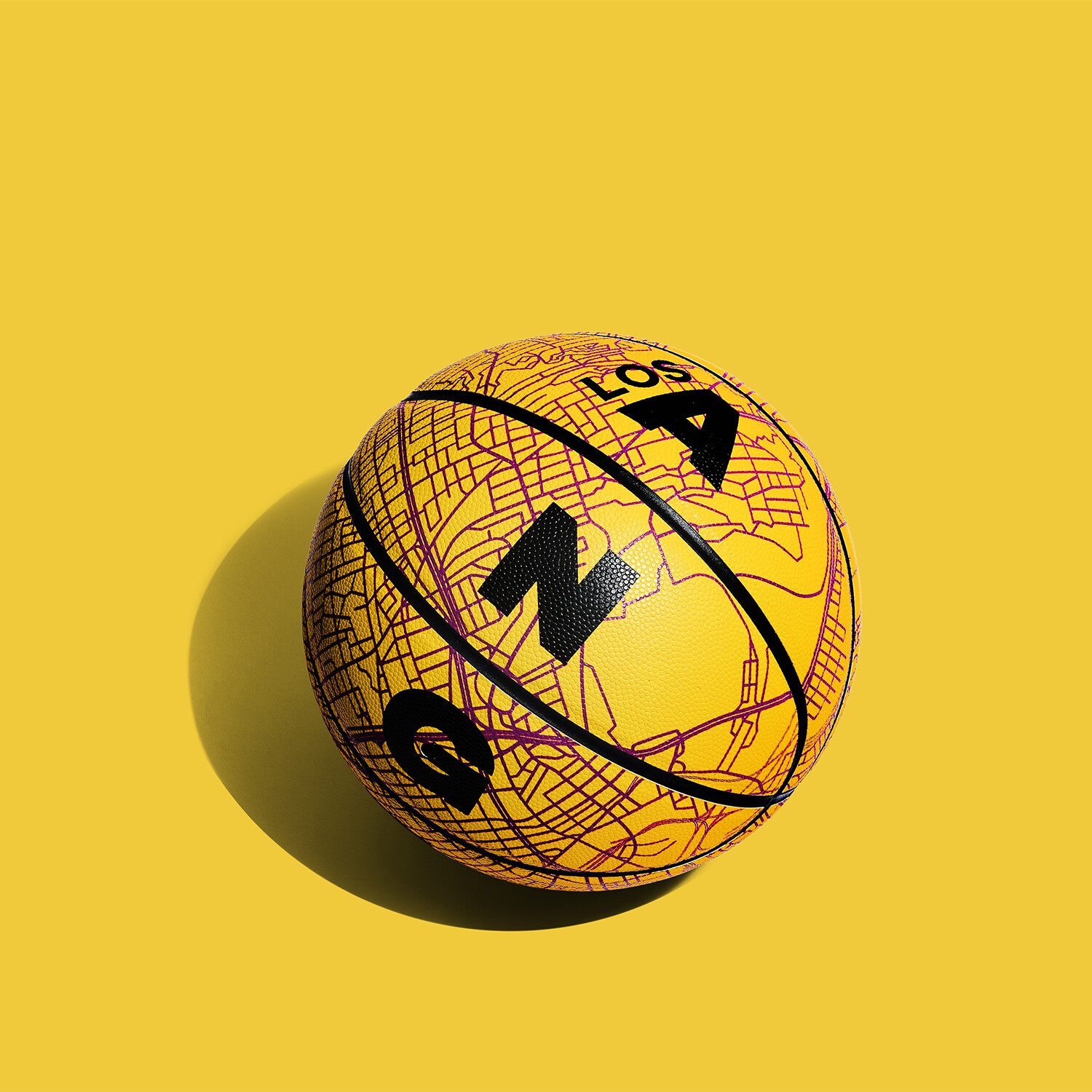 Los Angeles Edition Basketball - round21 x Peppy Colours - Touch of Modern