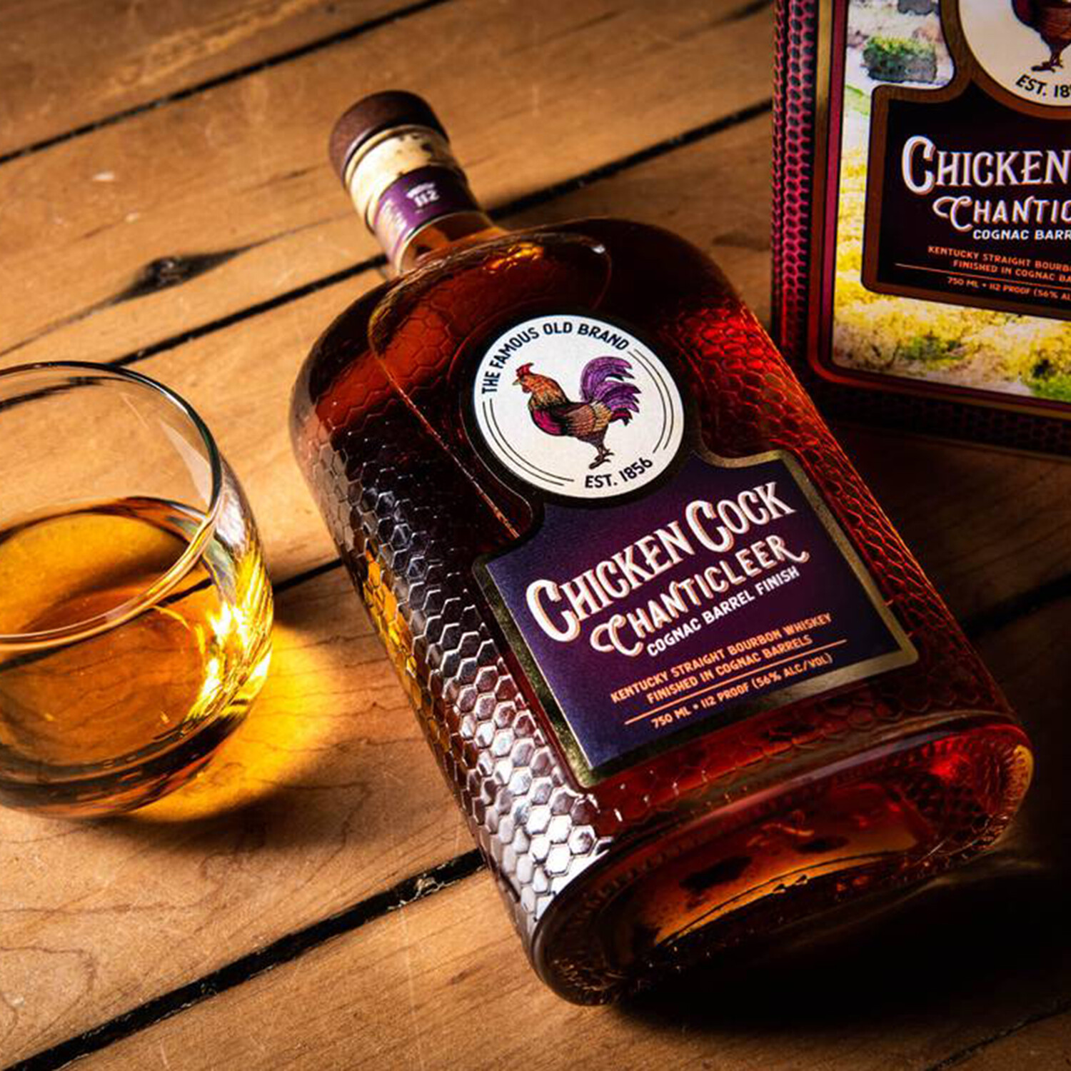 Chanticleer Cognac Barrel Finish Bourbon // 750 ml - Chanticleer Cognac ...