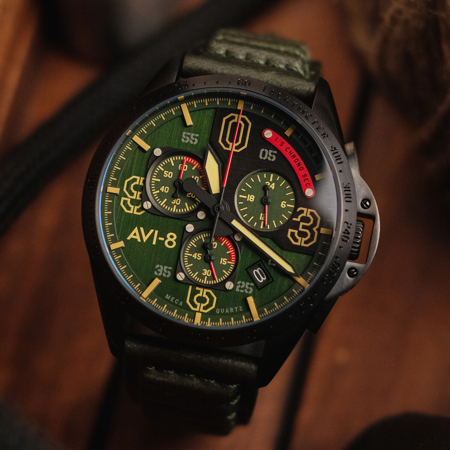 AVI-8 P51 Mustang Blakeslee Chronograph Quartz // AV-4077-05 - AVI-8 ...