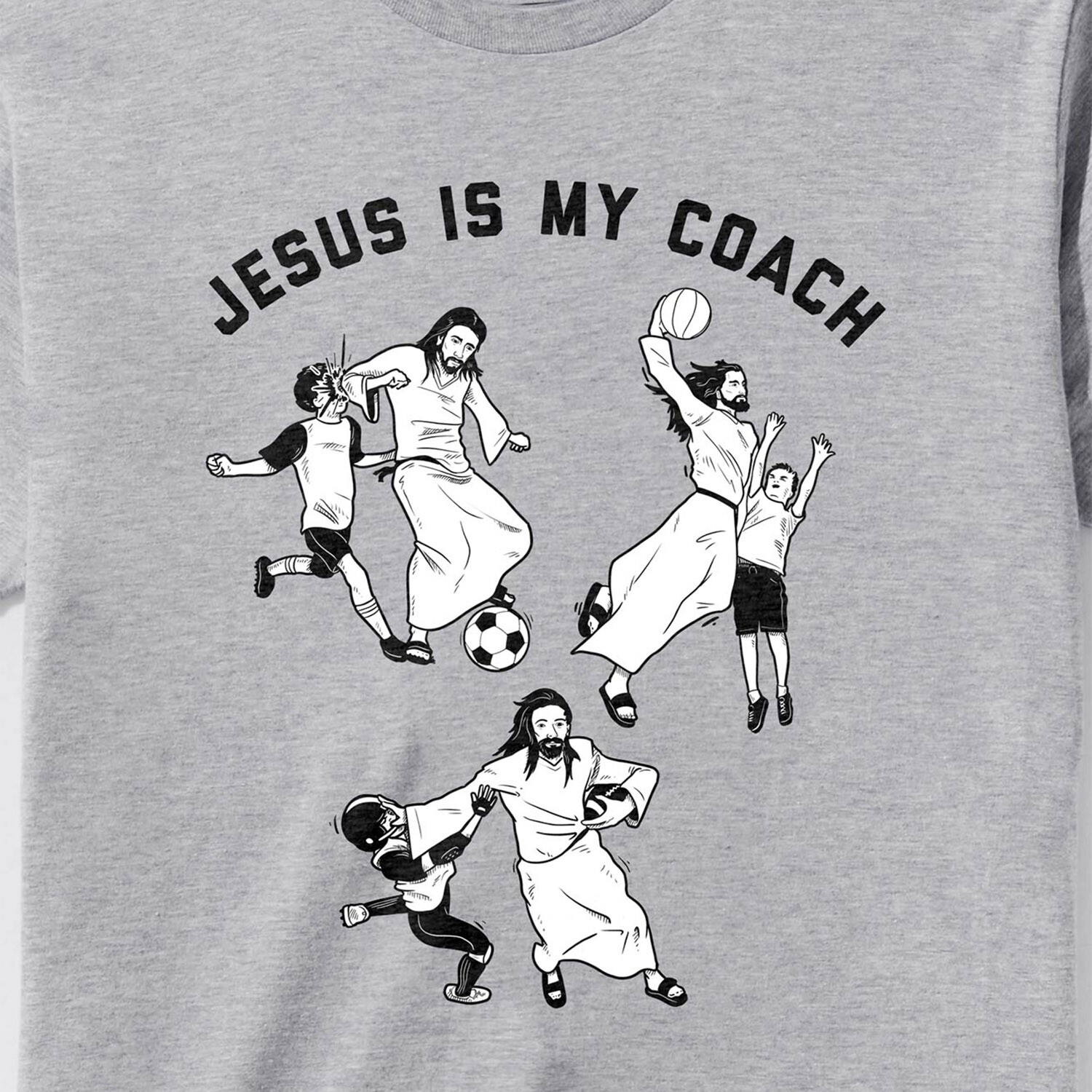 Jesus is my Coach T-Shirt (3XL) - Headline Graphic Tees - Touch of Modern