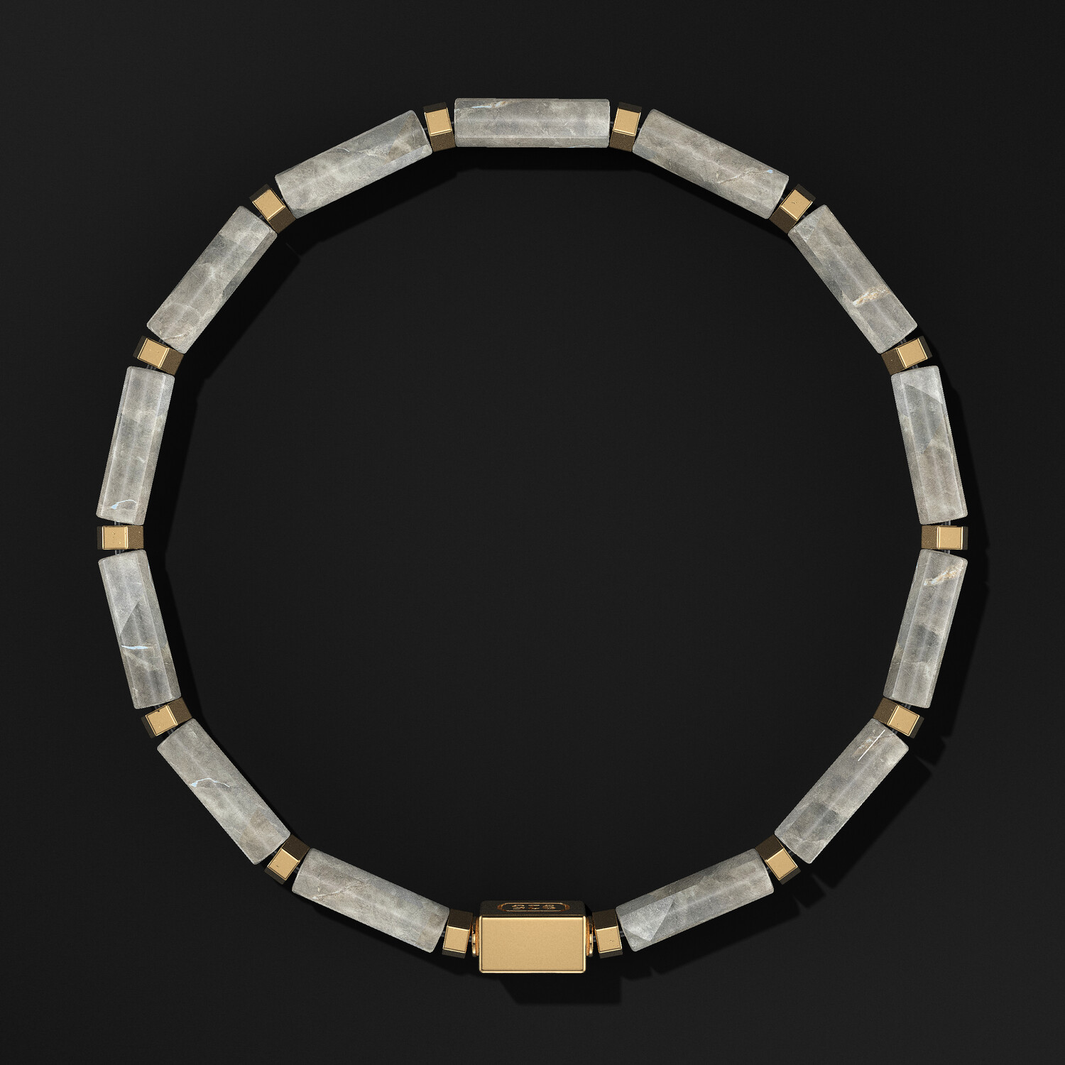 Pipe Beads Gold Vermeil Bracelet // Hawk Eye (Small) - Seekers - Touch ...