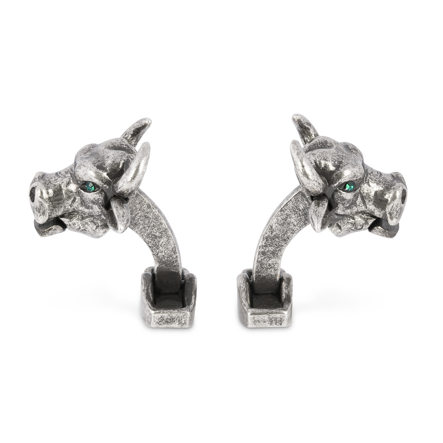 Ox Mechanical Animals Cufflink // White - Tateossian Luxe Mechanical ...
