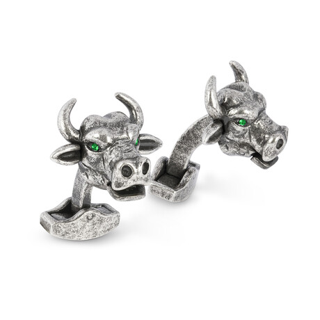 Ox Mechanical Animals Cufflink // White - Tateossian Luxe Mechanical ...