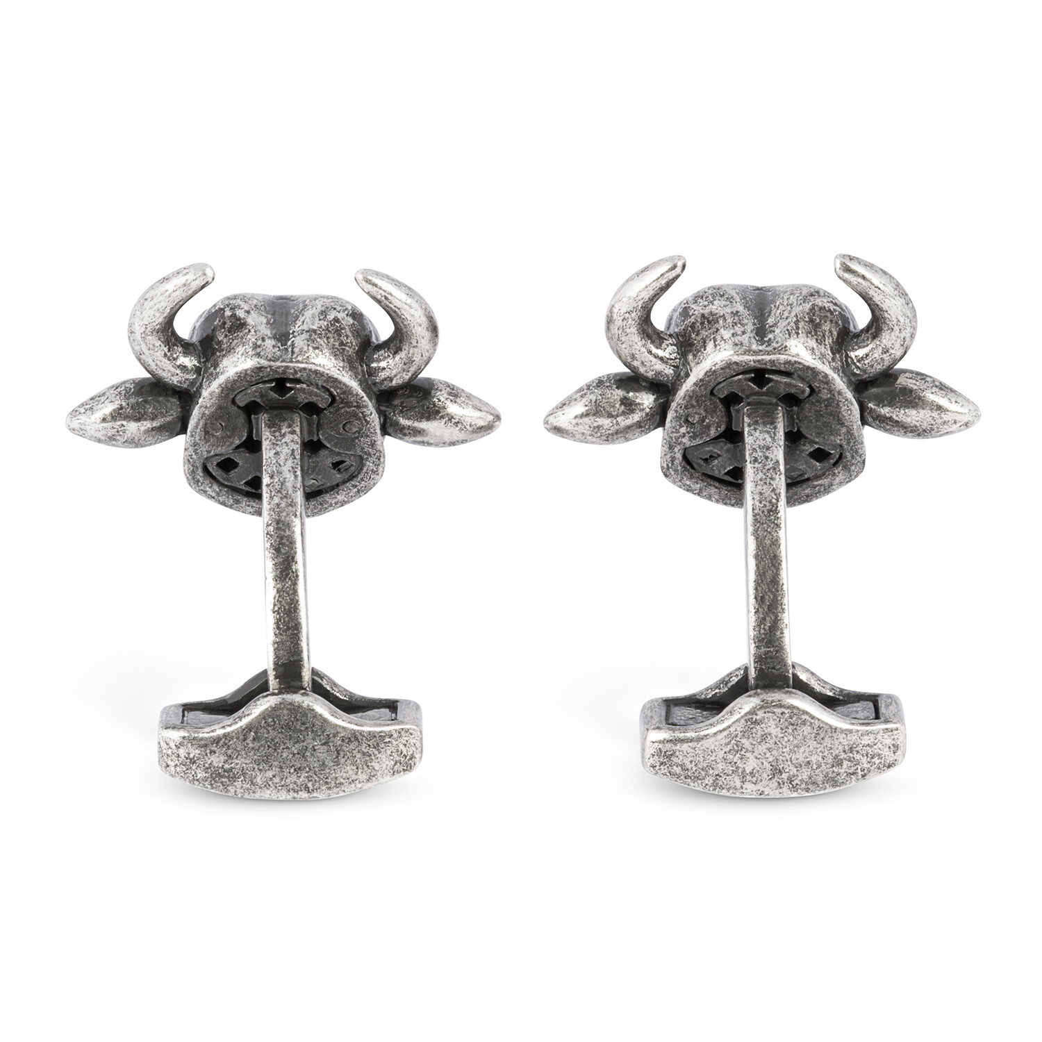 Ox Mechanical Animals Cufflink // White - Tateossian Luxe Mechanical ...