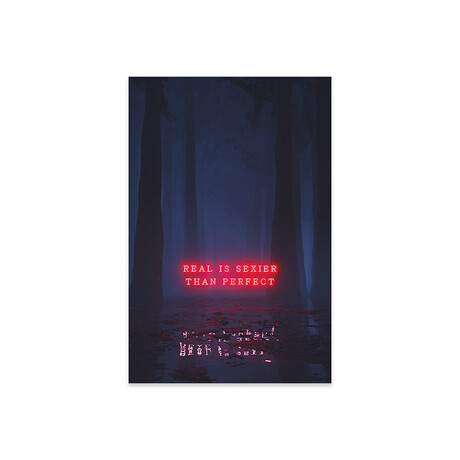 A Perfect Lie Print on Acrylic Glass // Davansh Atry (16"W x 24"H x 0. ...