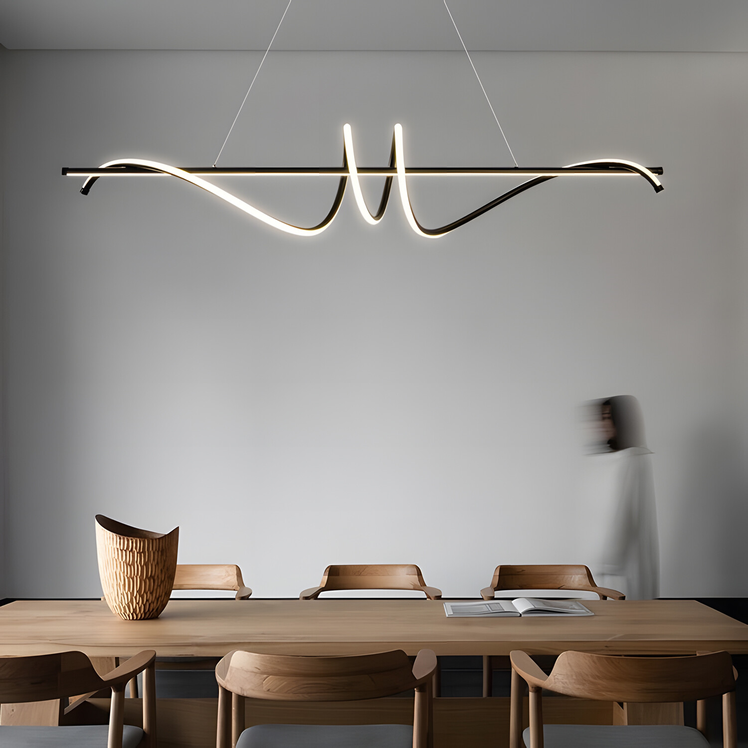 Sculptural Pendant Light // Spiral - EP Light Sculptural Fixtures ...
