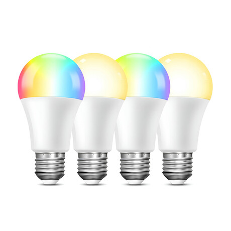 RGBW Smart LED Light Bulb // Set of 4 - EP Light Decor Assortment ...