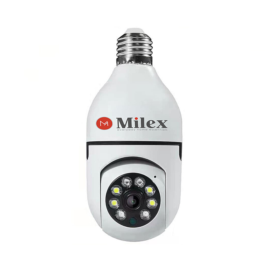 Milex Light Bulb Security Camera - Motion Sensing HD Smart Camera ...