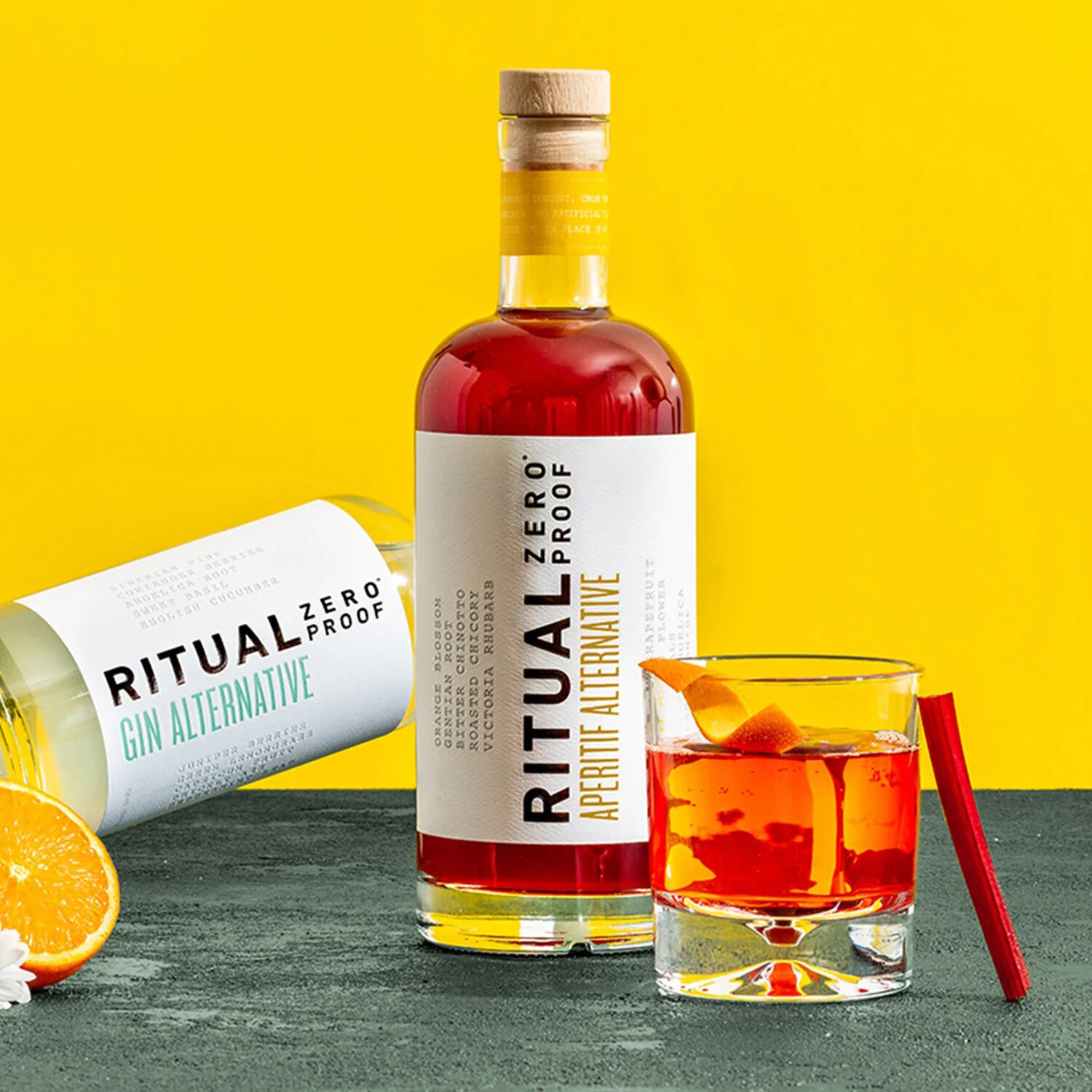 Spirit of Summer BOGO Aperitif + Gin Set // Set of 2 // 750 ml Each - Ritual Zero Proof Set ...