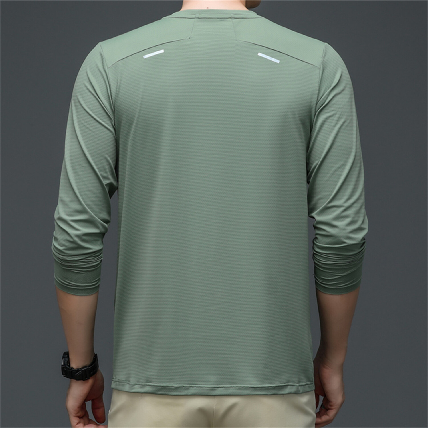 Logo Shoulder Crew // Army Green (L) - Atom L/S Sport Shirts - Touch of ...