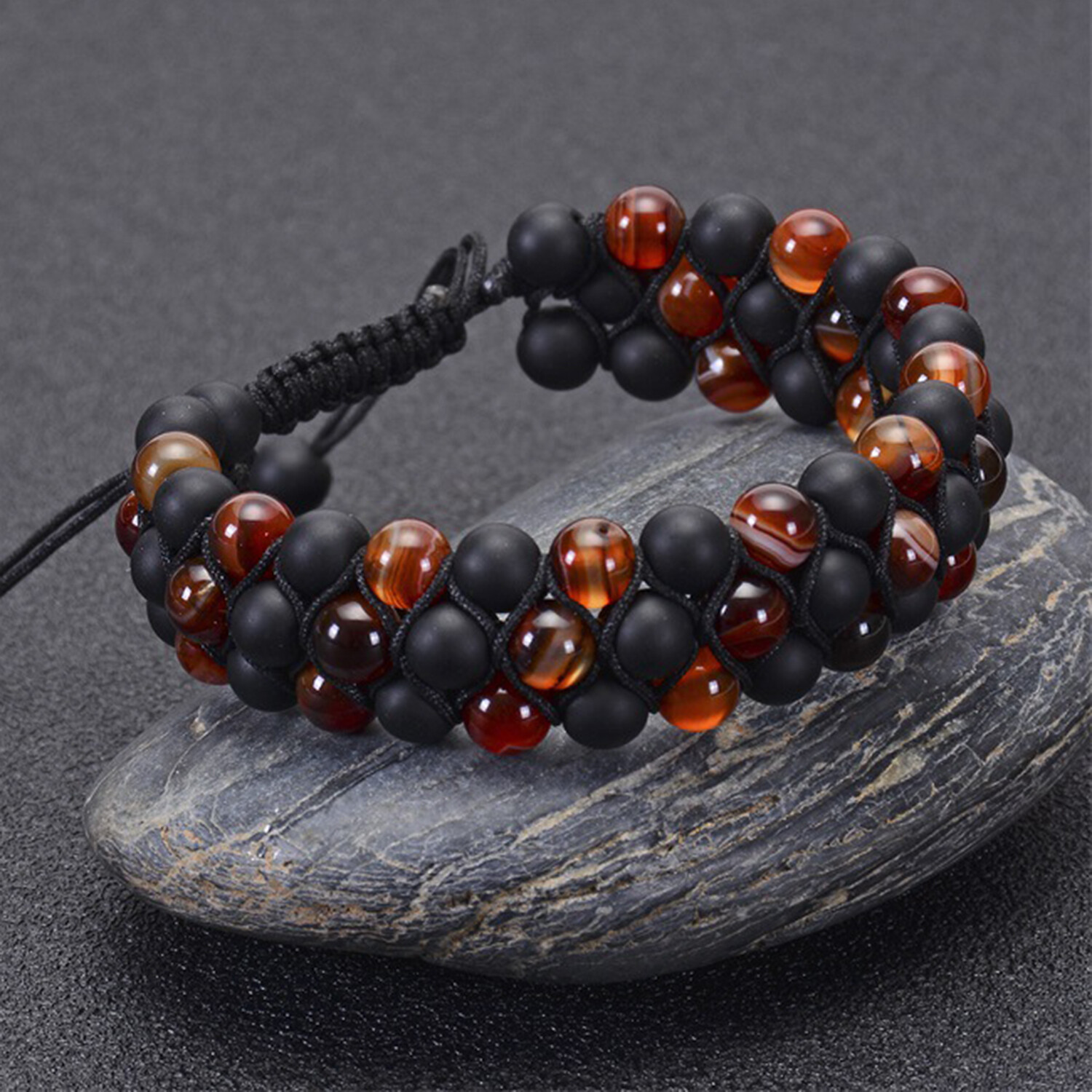 Triple Protection Beaded Bracelet // Style 1 - Amedeo Exclusive Beaded ...