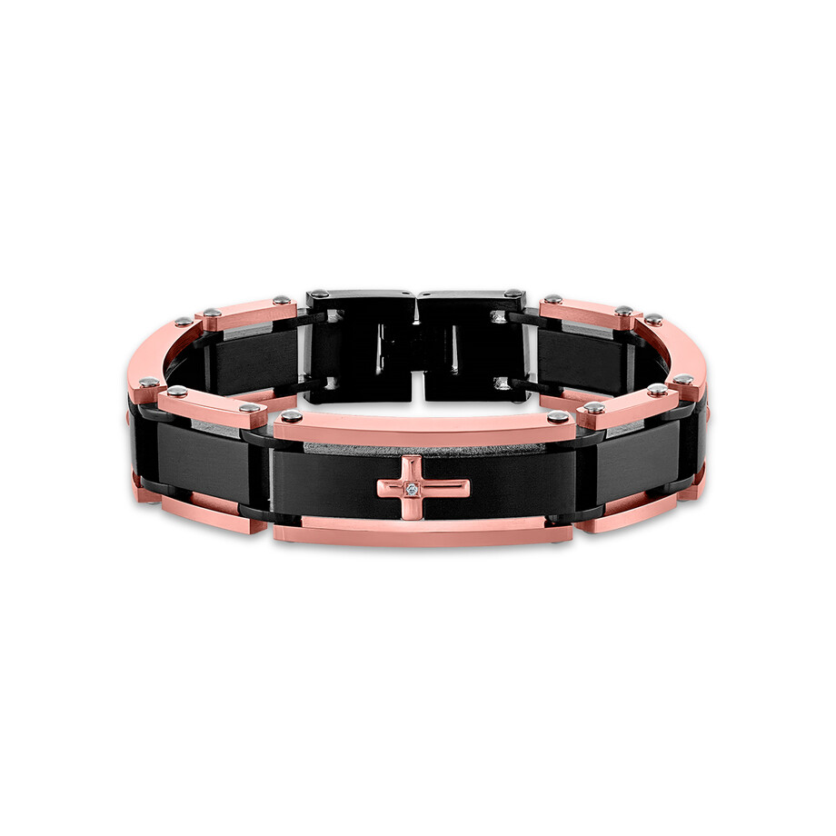Forged Excellence Bracelets - Diamonds Embraced By Steel - Touch of Modern