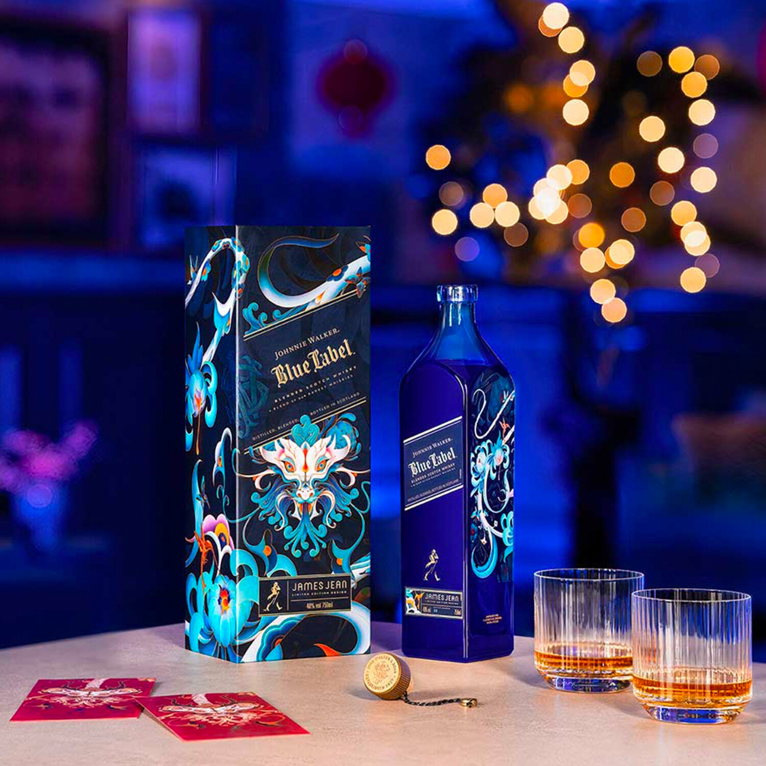 Johnnie Walker Blue Dragon Lunar Year Edition // 750 ml - The Lunar New Year Collection - Touch ...