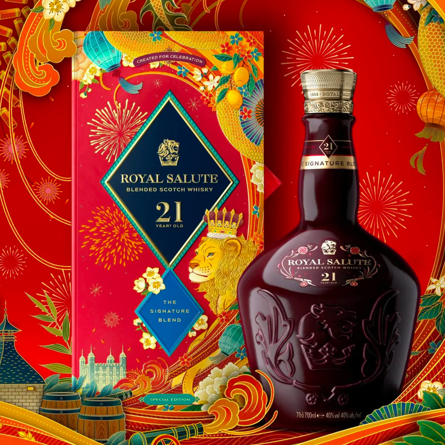 Royal Salute 21 Year Old Lunar New Year // 700 ml - The Lunar New Year Collection - Touch of Modern