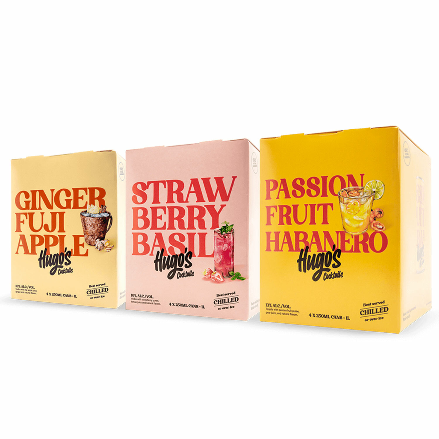 Hugo's Cocktails Mixed Pack // 12 Pack - Hugo's Cocktails™ In A Can ...