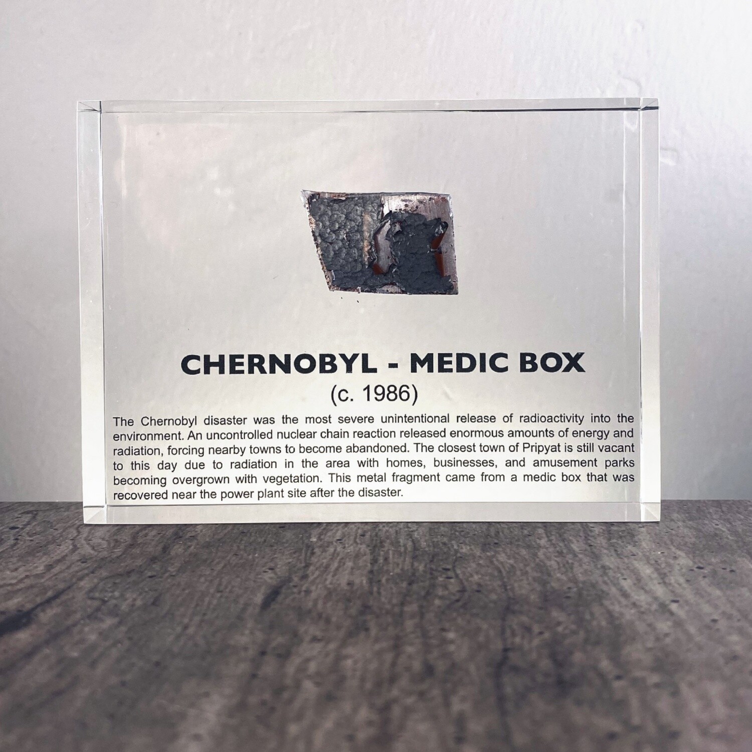 Chernobyl Artifact Display - Engineered Labs Artifact Displays - Touch ...