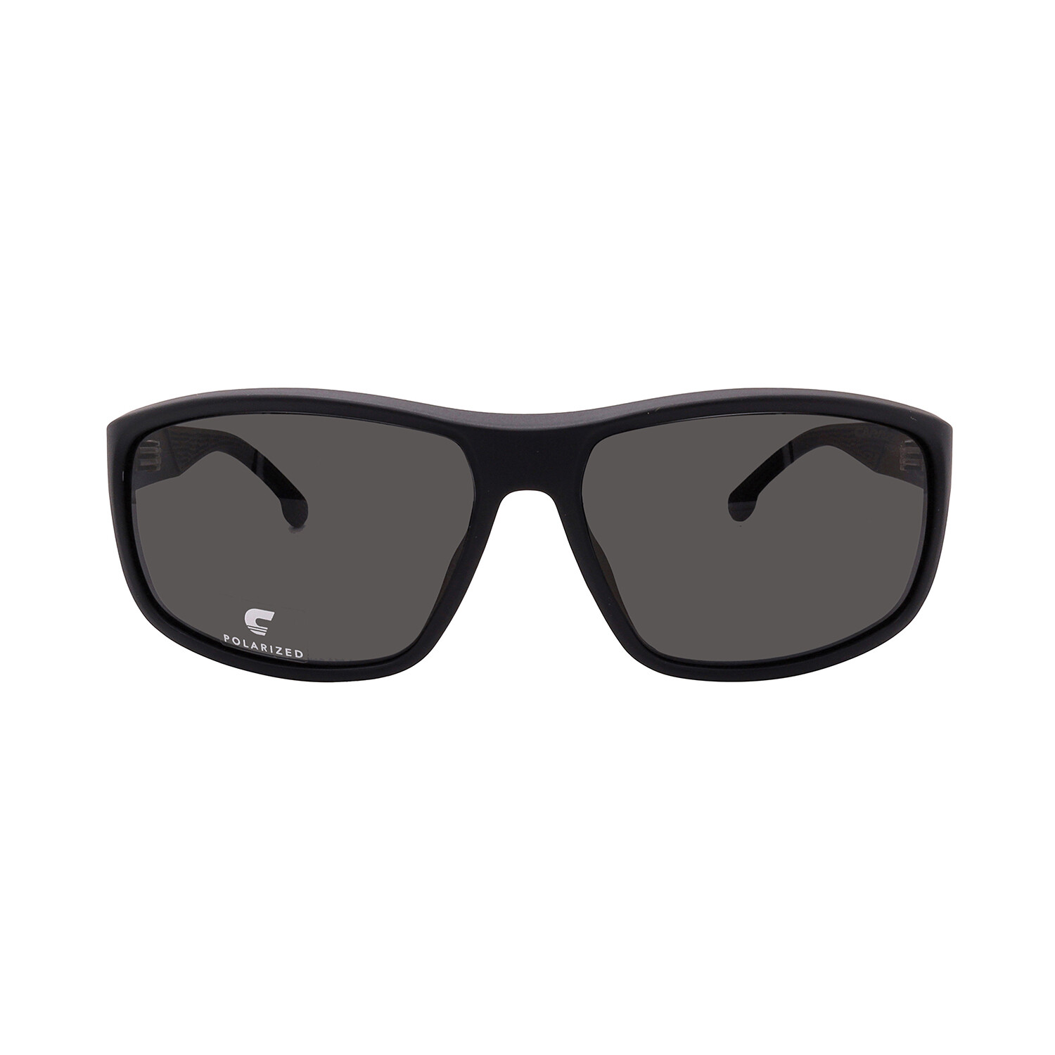 Mens 8038s 0807 Aviator Sunglasses Matte Black Grey Polarized
