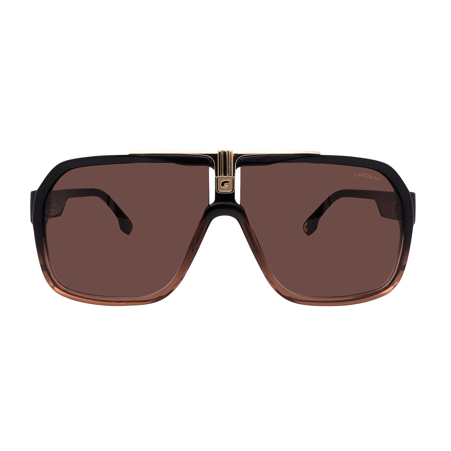 Men's // 1014/S R60 Aviator Sunglasses // Black Brown Fade + Grey ...
