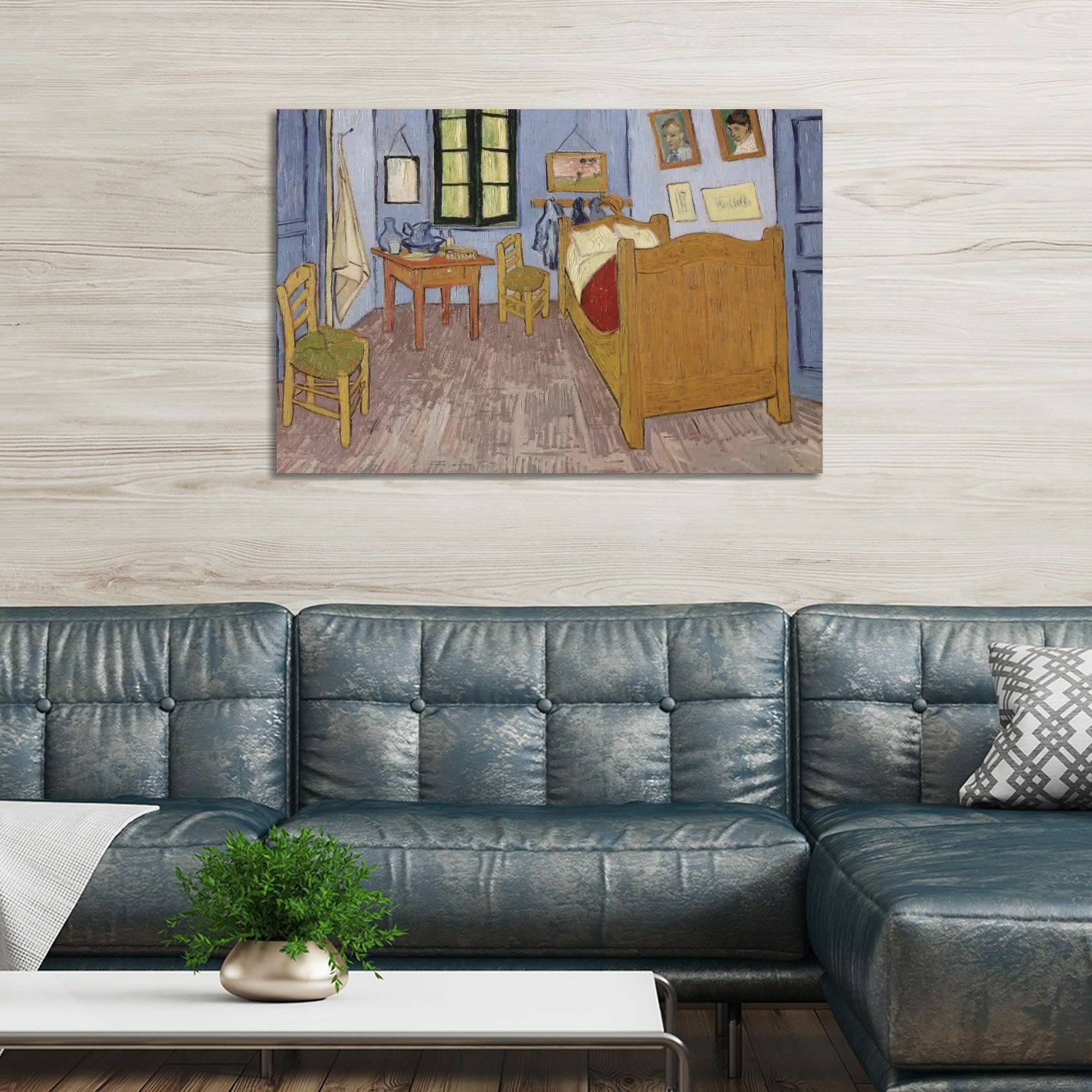 Bedroom In Arles, Third Version, September 1889 (Musee d'Orsay) by ...