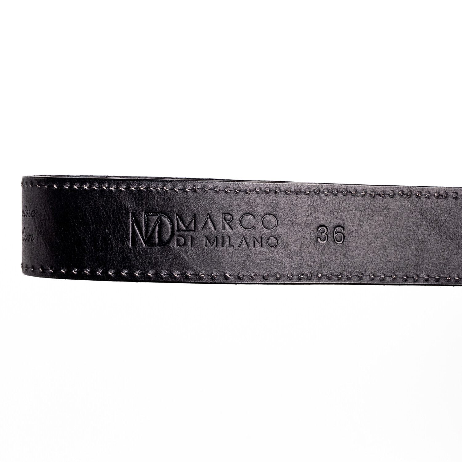 Arkansas Python Leather Belt // Black (40) - Marco di Milano - Touch of ...