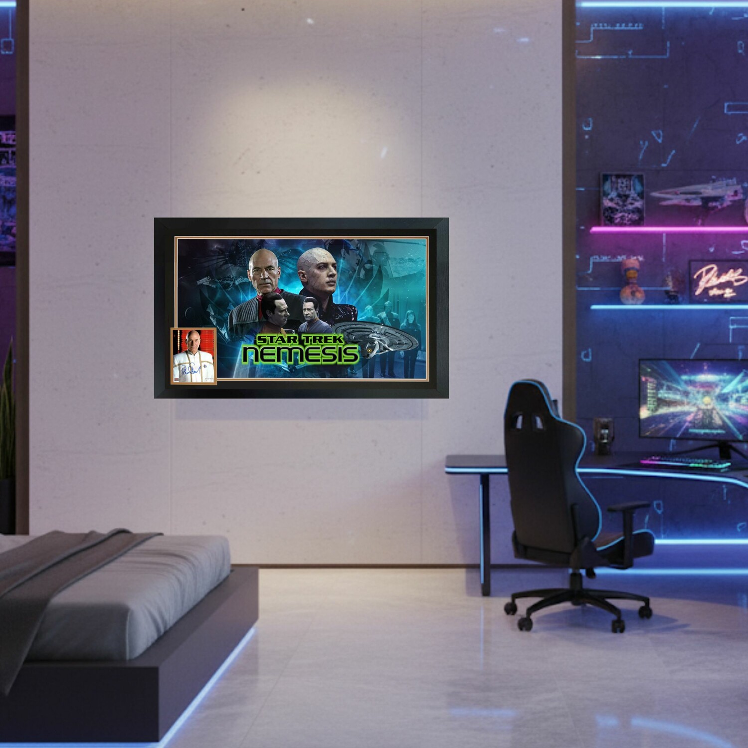 Patrick Stewart // Signed Star Trek: Nemesis Framed - Autograph ...