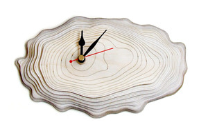 Asymmetree - Parametric + Laser Cut Clocks - Touch of Modern