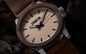 Mica Move - Steel Watches, Wooden Bezels - Touch of Modern