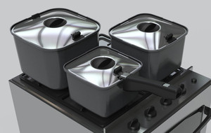 SmartSpace - Conveniently Stackable Cookware - Touch of Modern