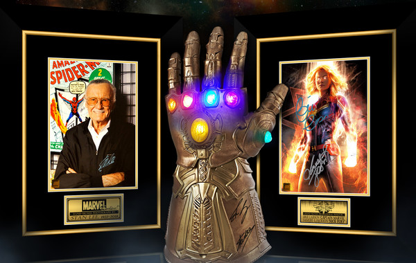 Signed Marvel Memorabilia By RARE-T - Featuring Captain Marvel - Touch ...