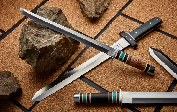 Black Bench Swords - Handcrafted D2 Blades - Touch of Modern