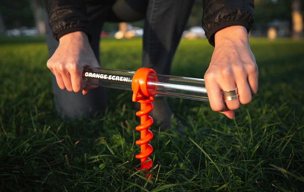 Orange Screw - The Ultimate Ground Anchor - Touch of Modern