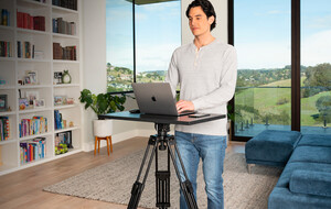 Adjustable Tripod Standing Desk - Work From Anywhere - Touch of Modern