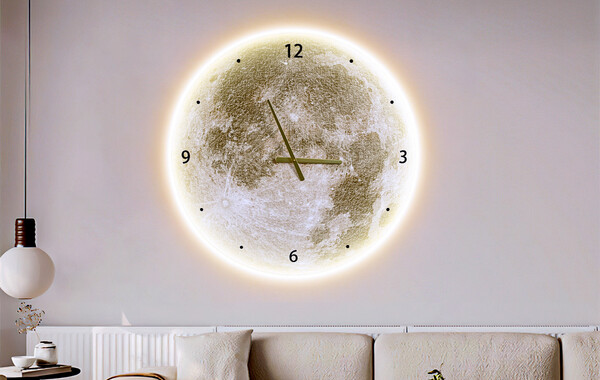 Luminous Lunar Clock - The Time & Tides Of The Moon - Touch of Modern