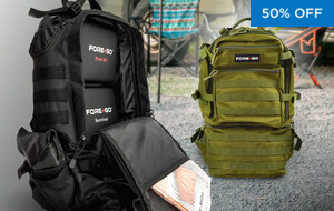 Survivor's Stockpile FOREGO Survival Backpack - Wherever You Go, Take ...